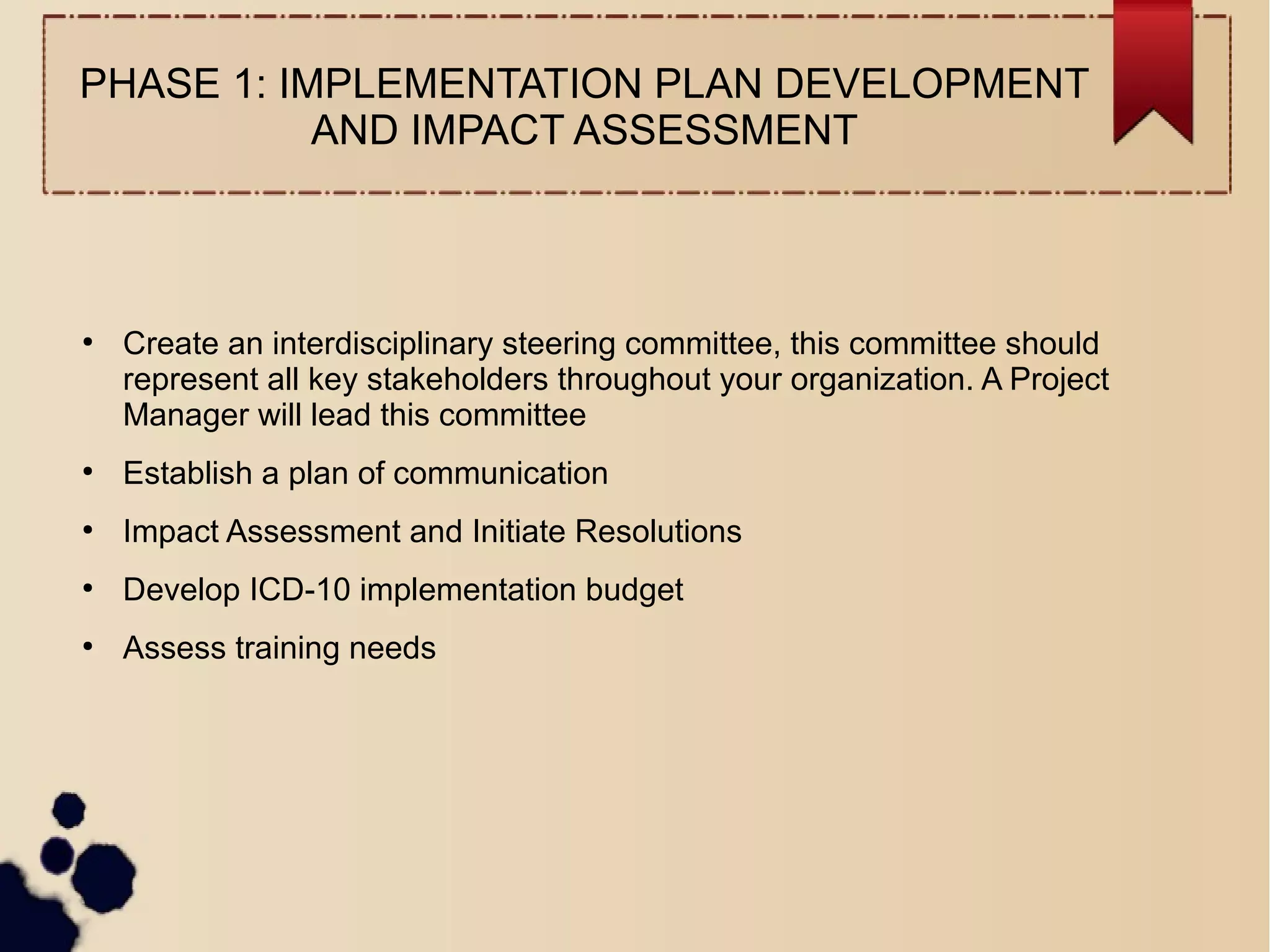 Icd 10 implementation information and plan | PPT