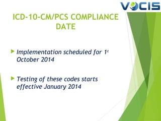 ICD-10 Implementation, Benefits and Plan of Action for Internal ...