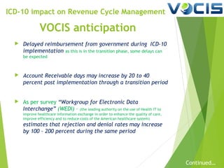 ICD-10 Implementation, Benefits and Plan of Action for Internal ...