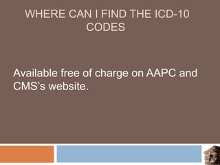 Icd 10 powerpointpresentation | PPT