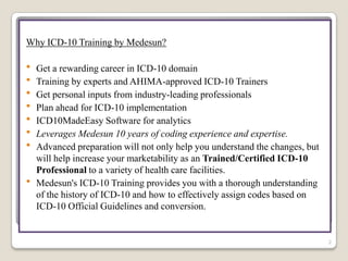 Comprehensive ICD-10 Training India, Bangalore, Hyderabad, Chennai ...