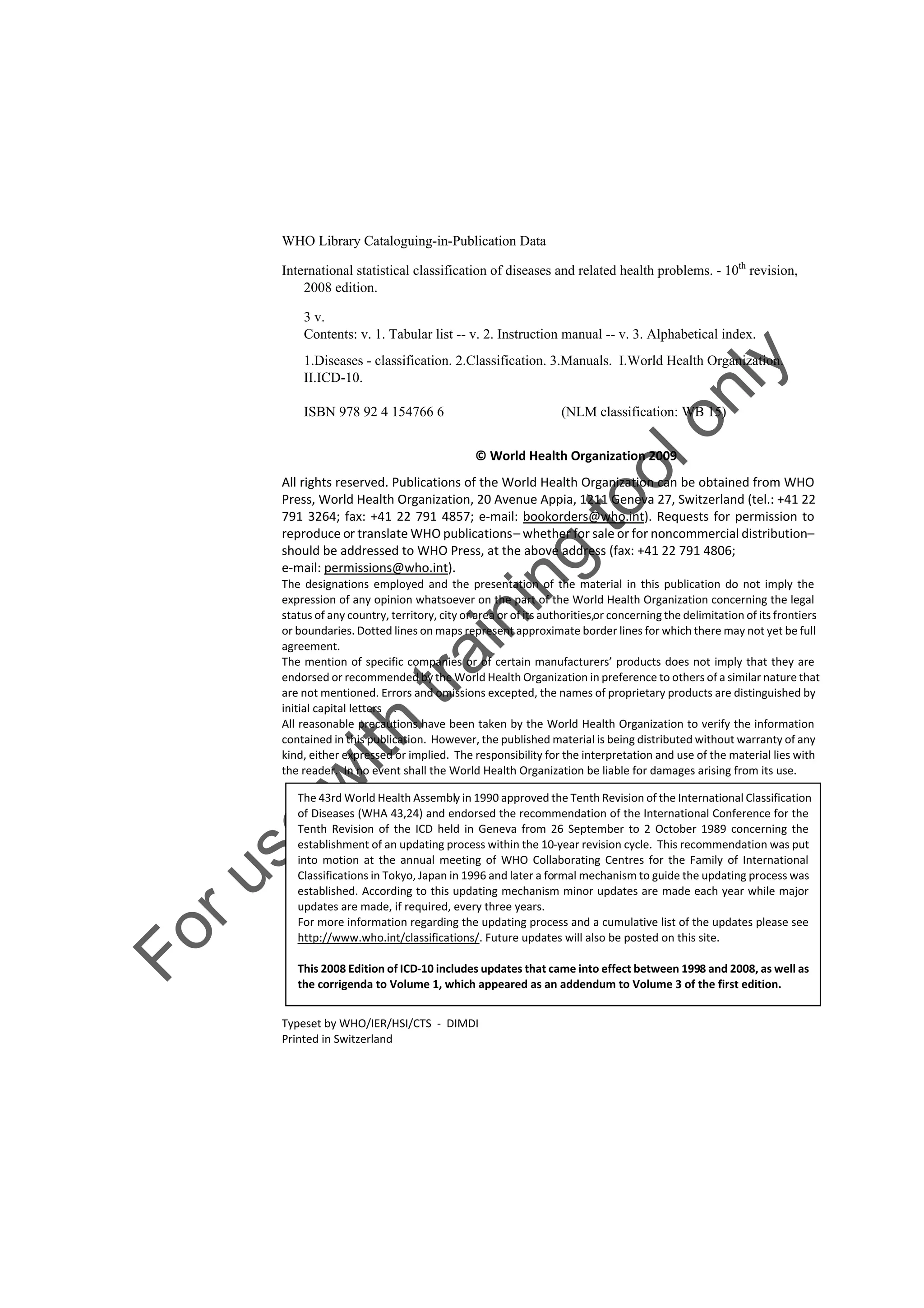 Icd 10 volume-3 | PDF