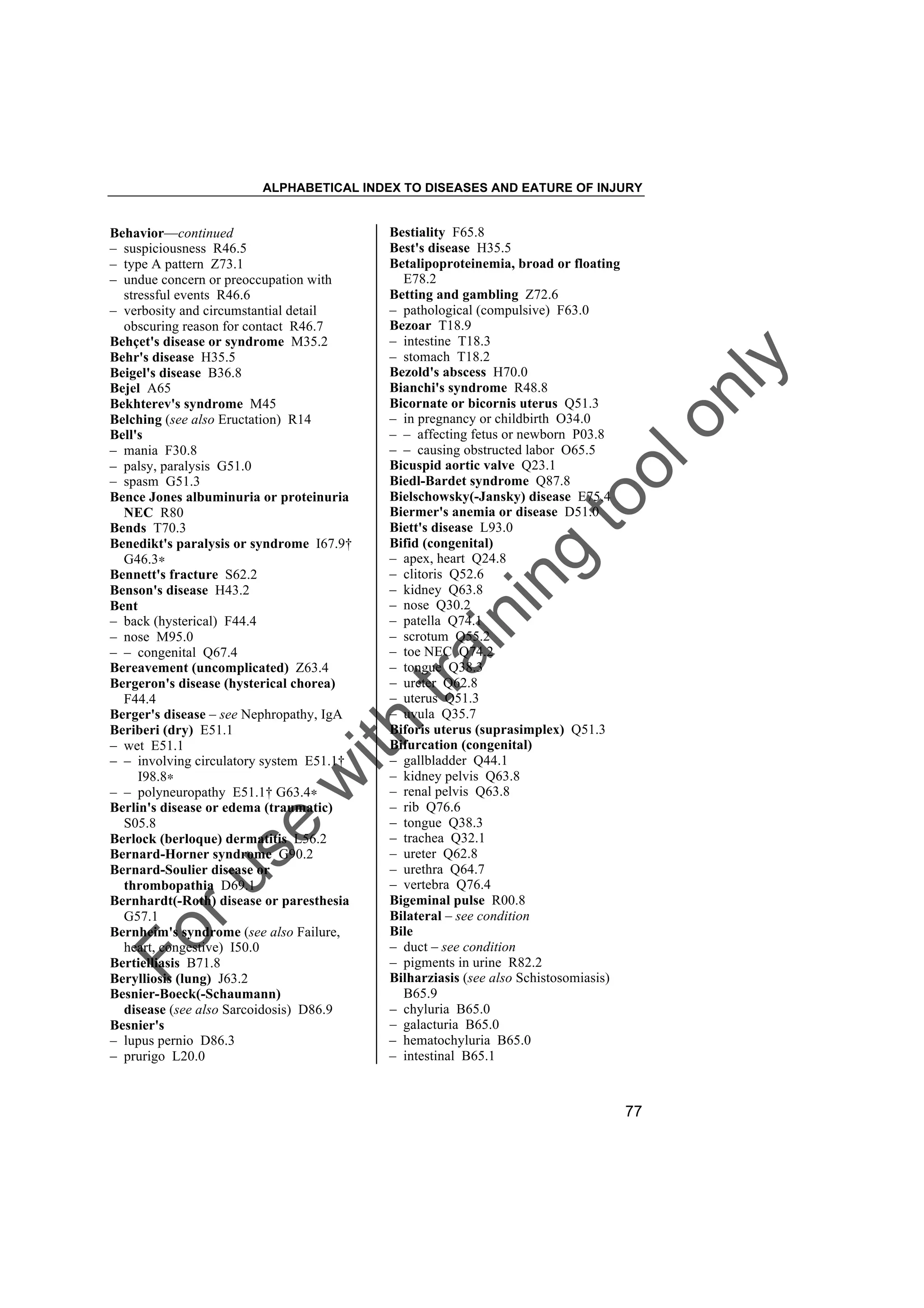 Icd 10 volume-3 | PDF