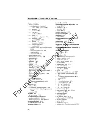 Icd 10 volume-3 | PDF