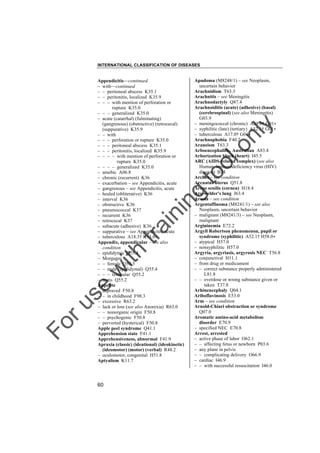 Icd 10 volume-3 | PDF