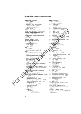 Icd 10 volume-3 | PDF