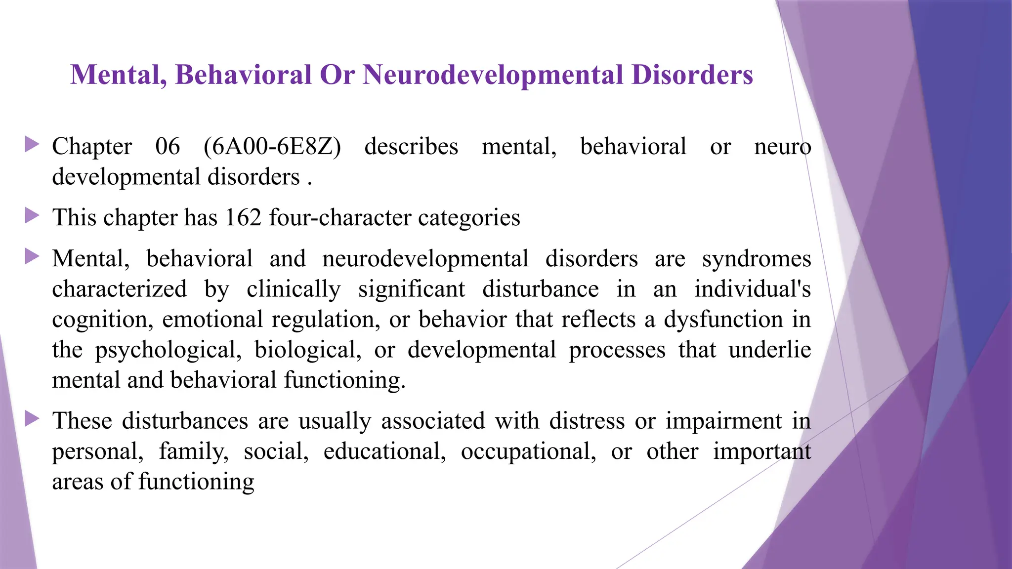 ICD-11 Classification of Mental Disorders.pptx