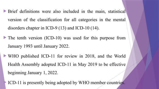 ICD-11 Classification of Mental Disorders.pptx