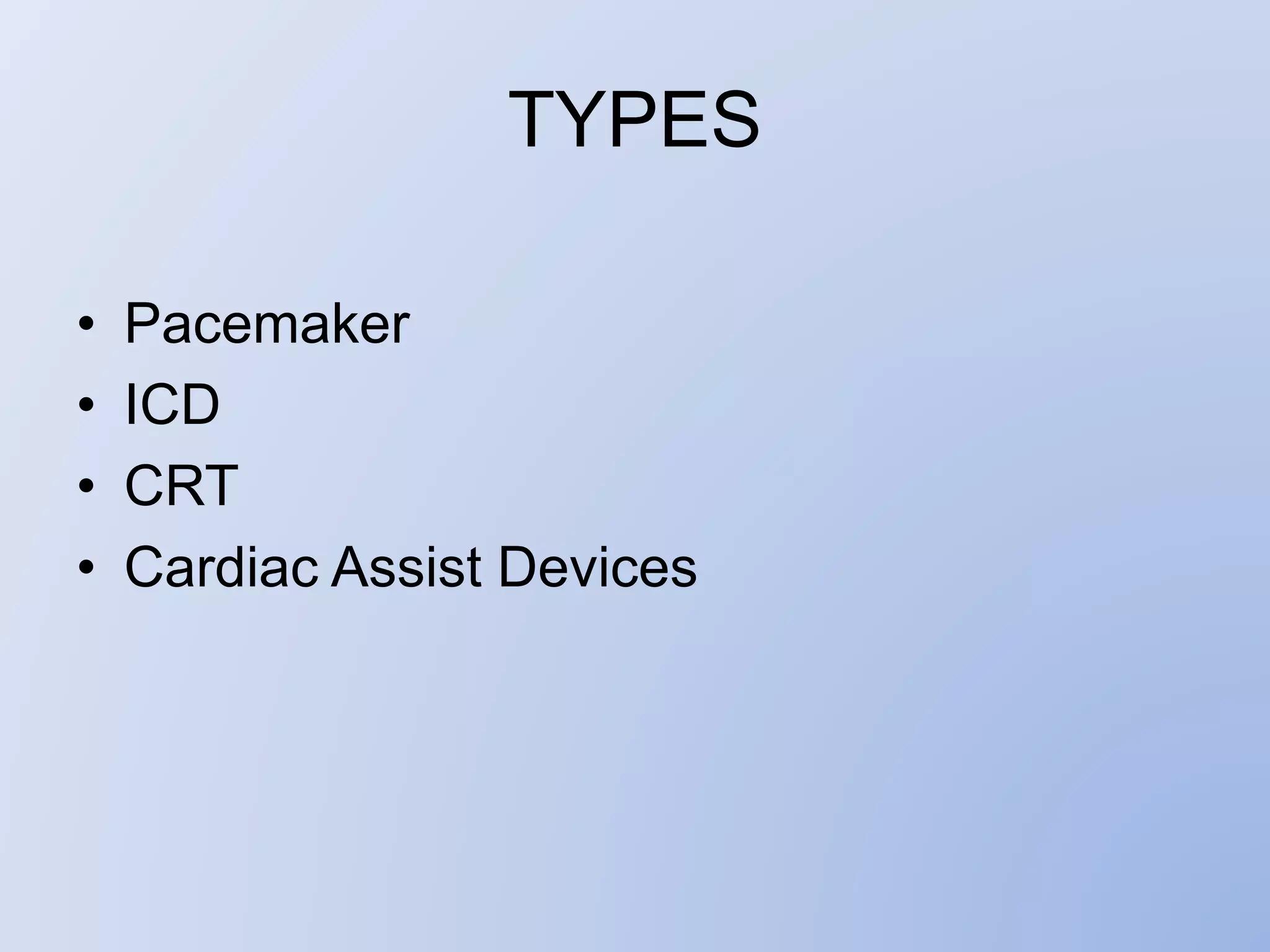 Implantable Cardiac Devices | PPTX