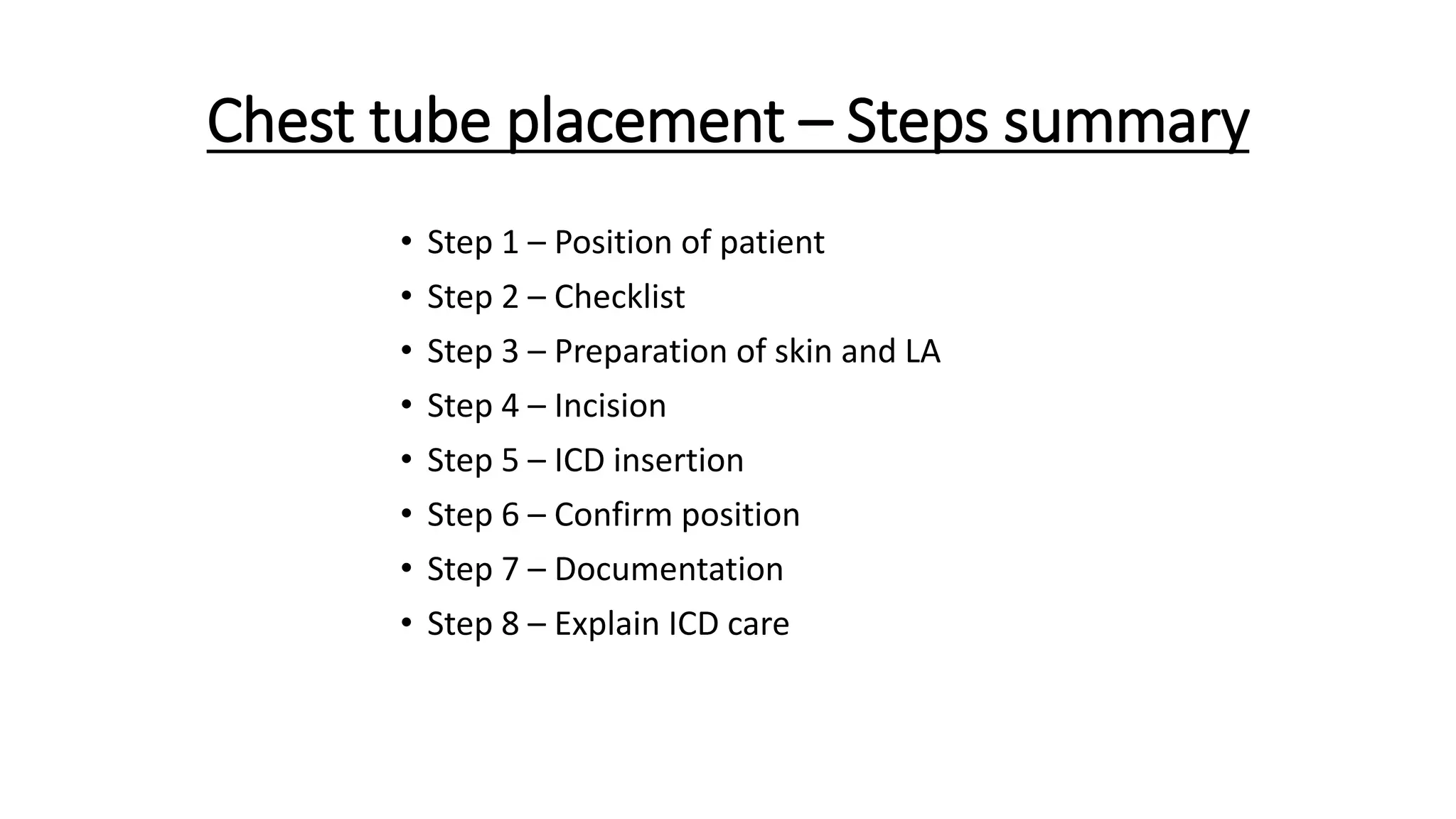 Intercostal Drainage Tube | PPTX