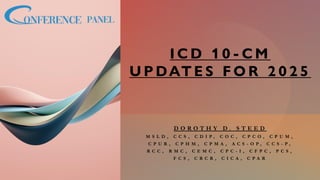 Prepare for the 2025 ICD-10-CM Code Updates | PDF