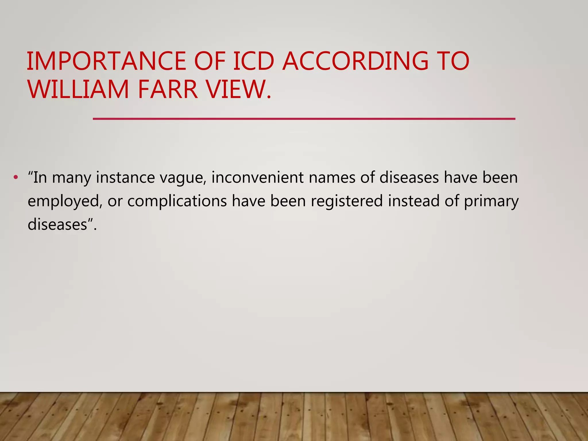 ICD 10 lecture | PPTX