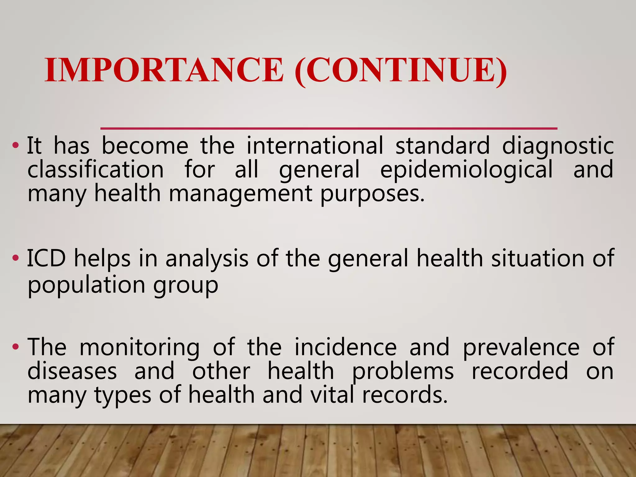 ICD 10 lecture | PPTX