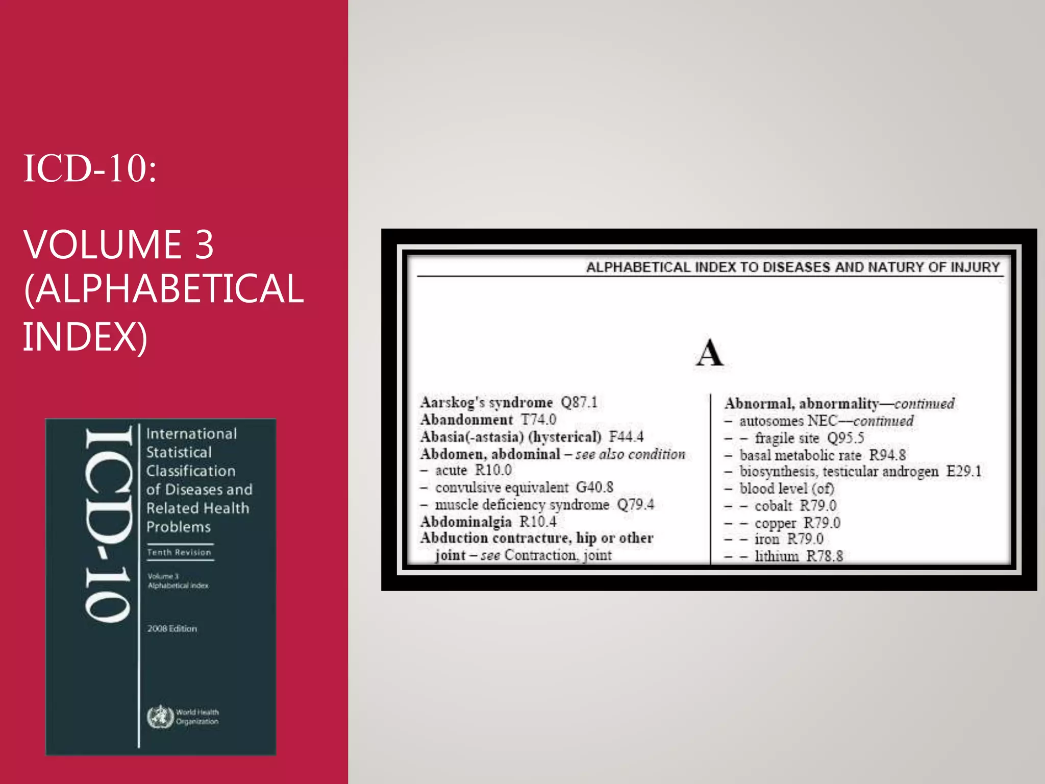 ICD 10 lecture | PPTX