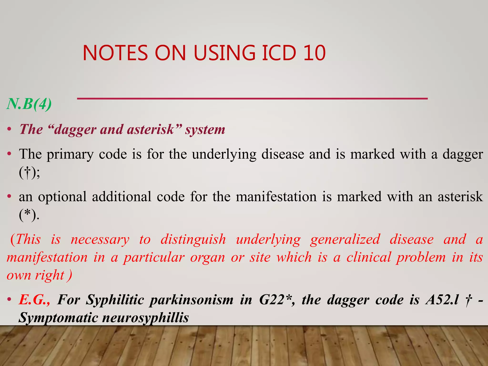 ICD 10 lecture | PPTX