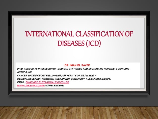 ICD 10 lecture | PPTX