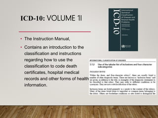 ICD 10 lecture | PPTX