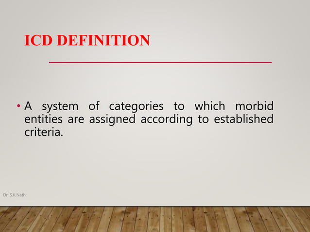 ICD 10 lecture | PPTX