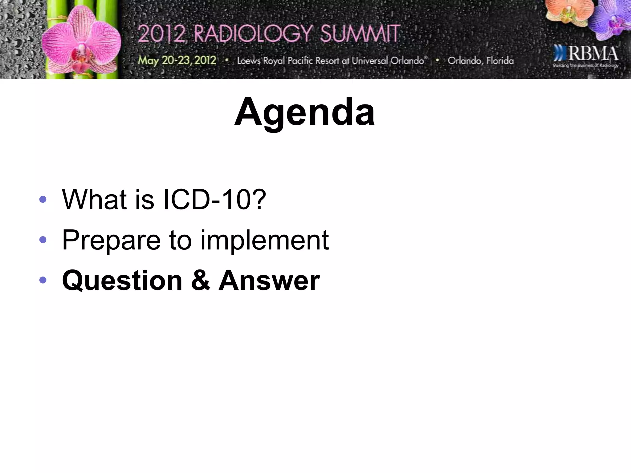 Icd10 Presentation | PPSX