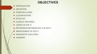 ICD 11.pptx classification of mental disorder | PPTX