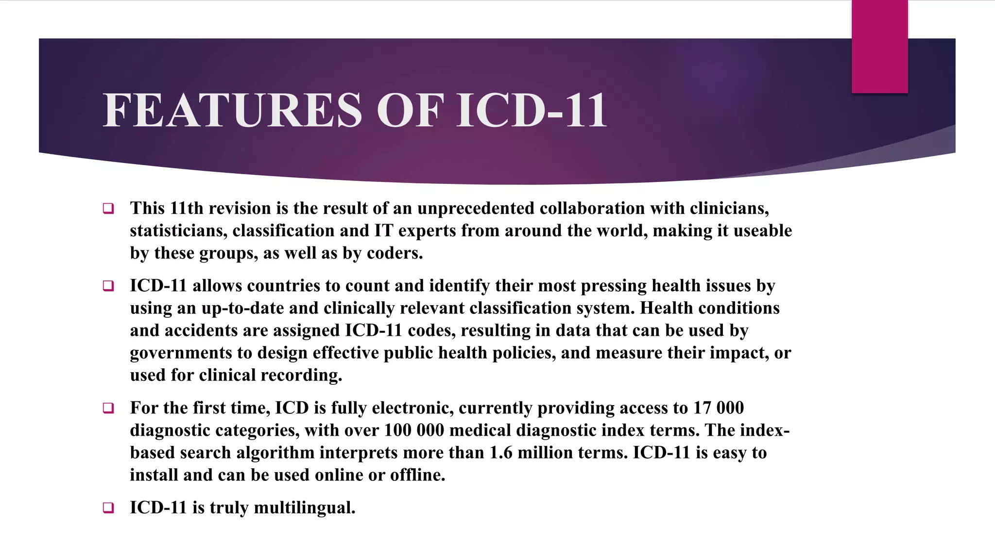 ICD 11 | PPTX
