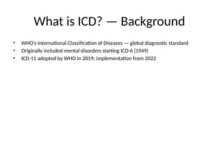 International Classification of Diseases (ICD 11) MSc Presentation Ai.pptx