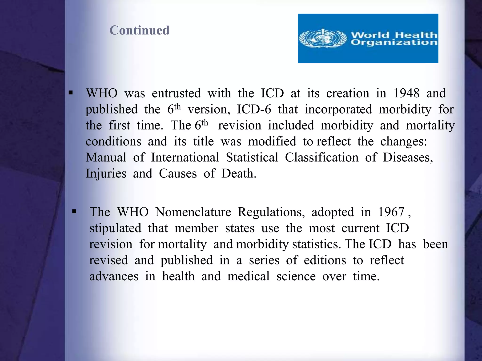 Icd 11 ppt | PPTX