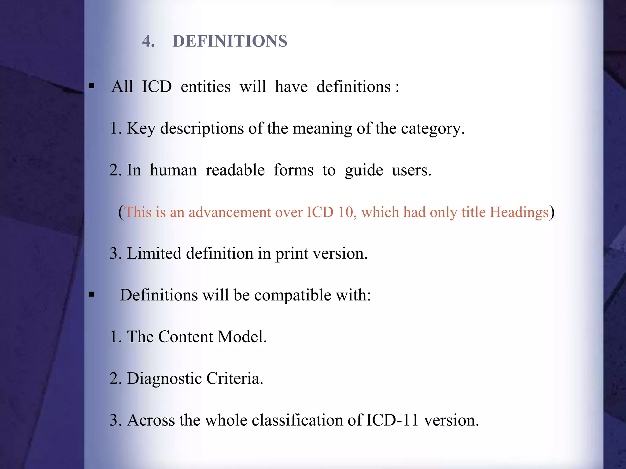 Icd 11 ppt | PPTX