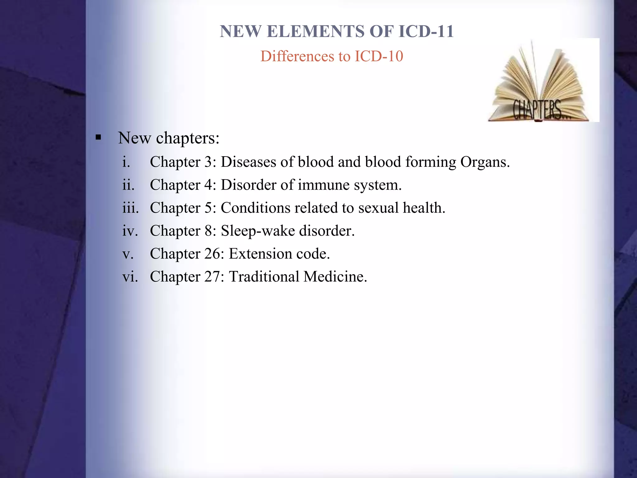 Icd 11 ppt | PPTX