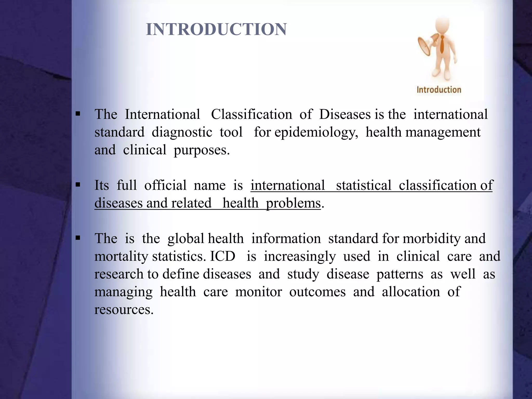 Icd 11 ppt | PPTX