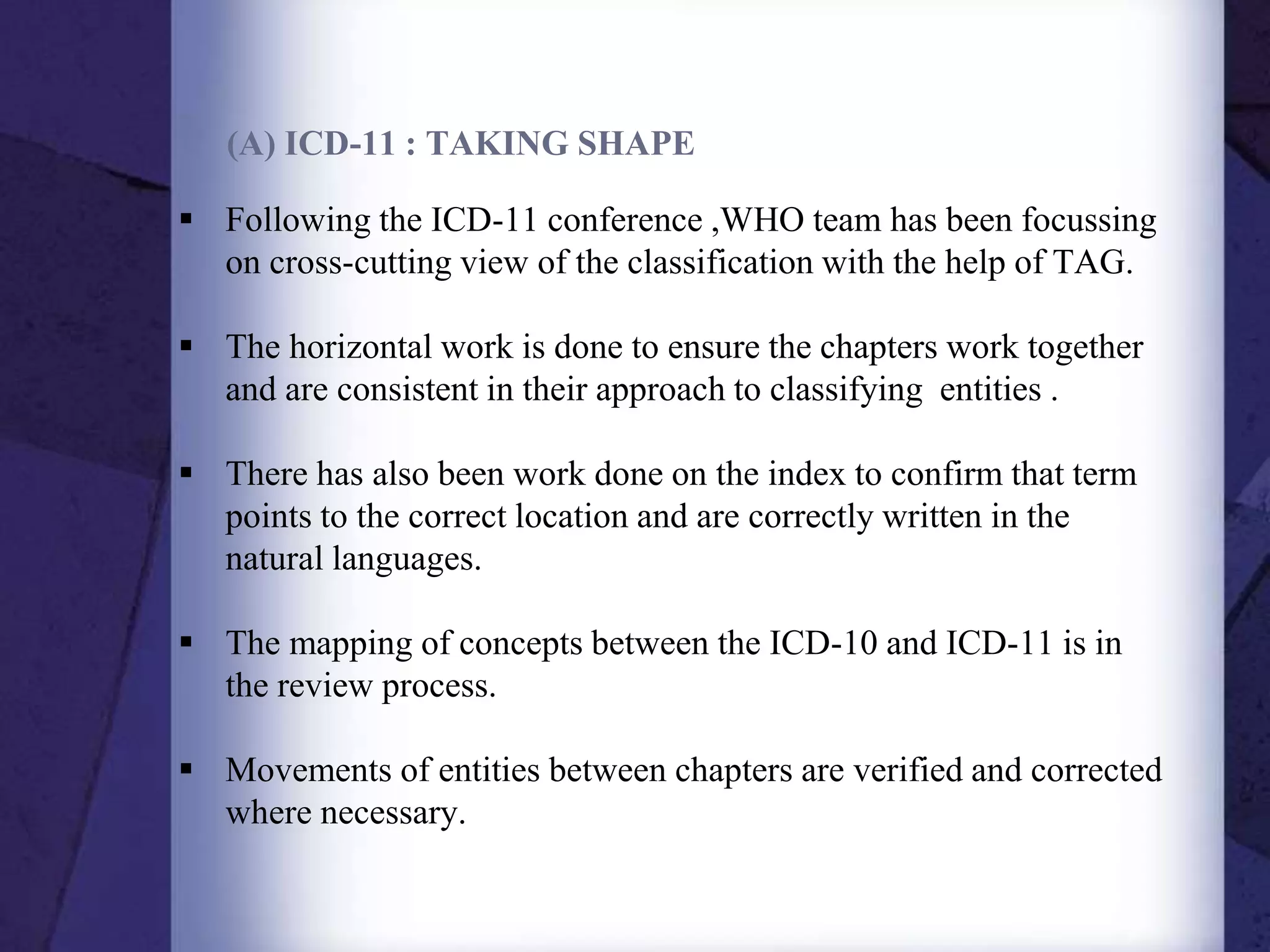 Icd 11 ppt | PPTX