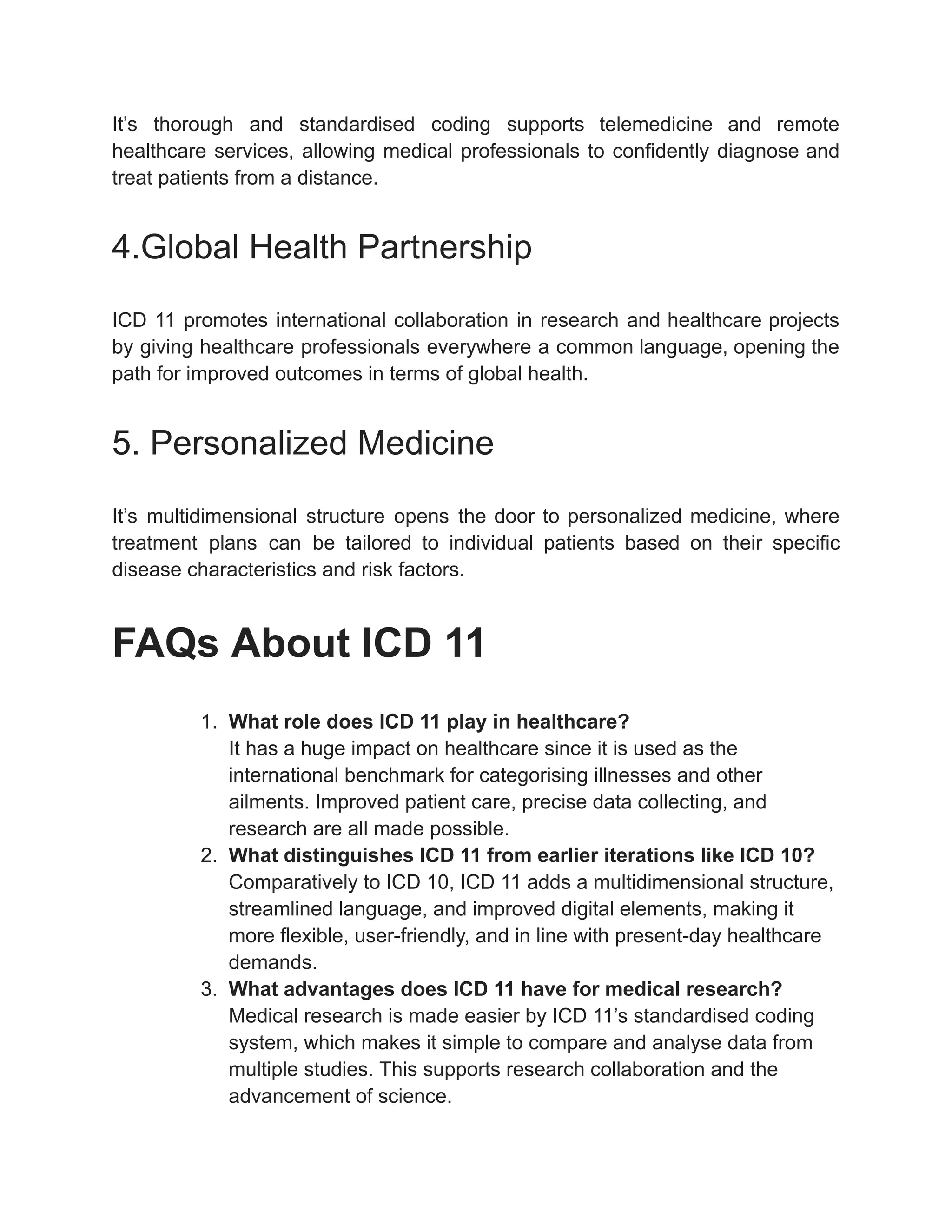 ICD 11 The Next Generation of International Classification of Diseases ...