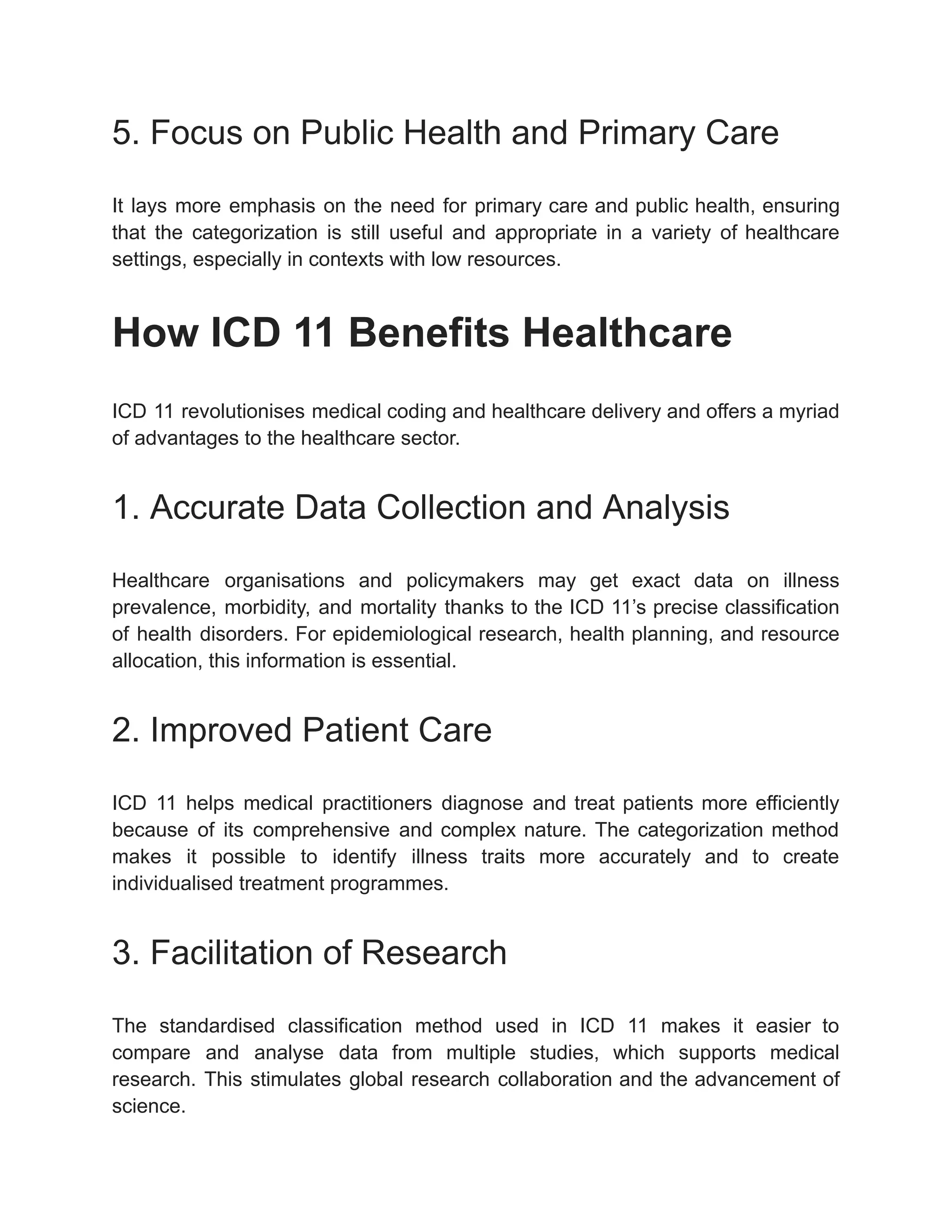 ICD 11 The Next Generation of International Classification of Diseases ...