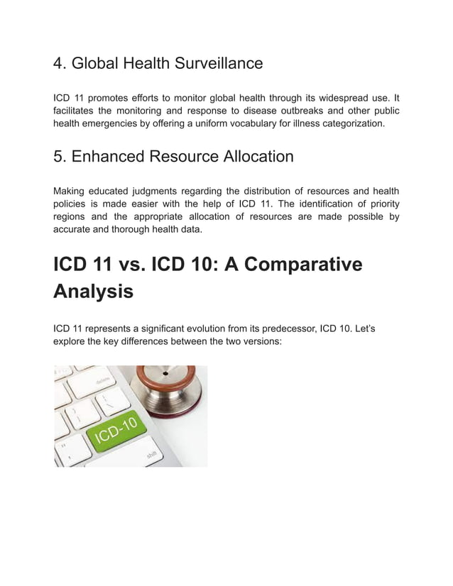 ICD 11 The Next Generation of International Classification of Diseases ...