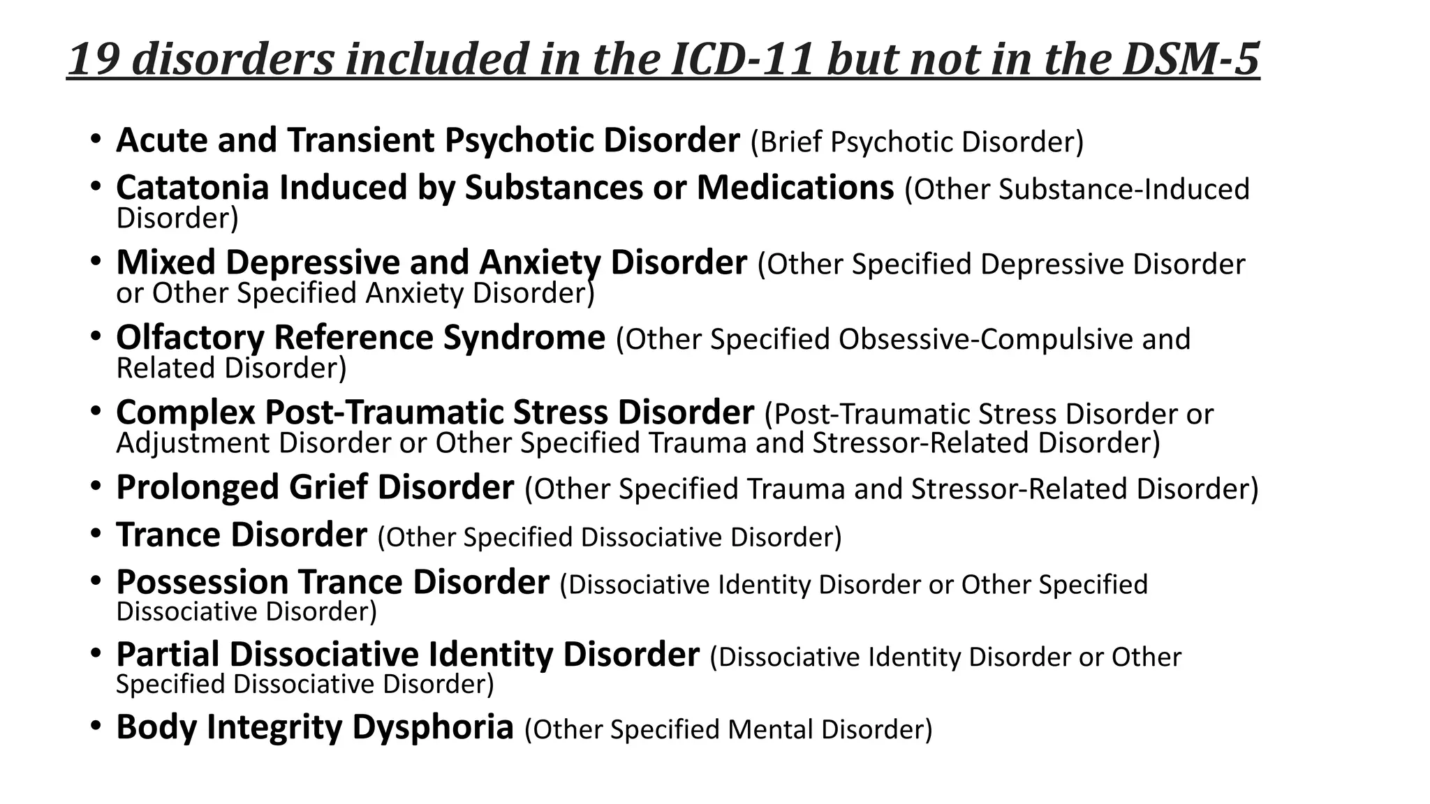 ICD 11 vs DSM V.pptx