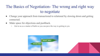 Negotiation foundation | PPTX | Email | Internet