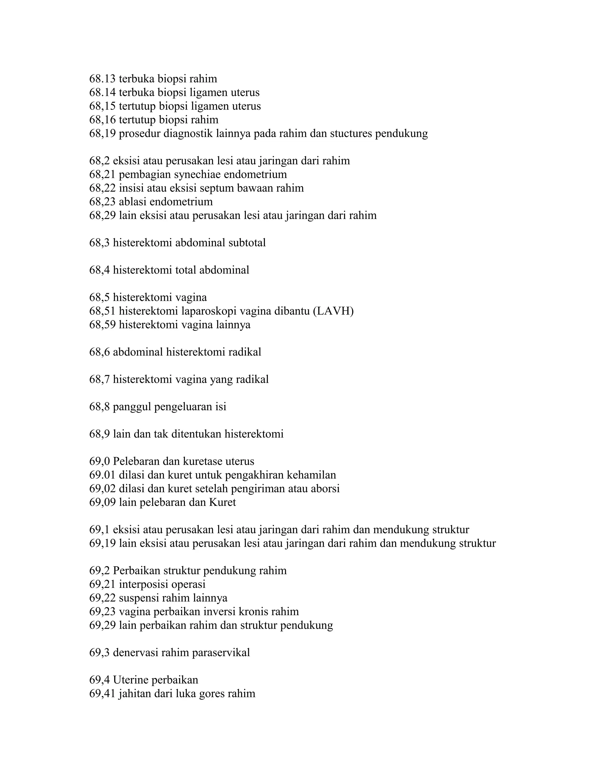 Icd 9 cm translit indonesia | DOC