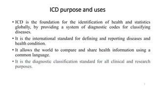 International classification of disease and International non ...