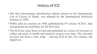 International classification of disease and International non ...