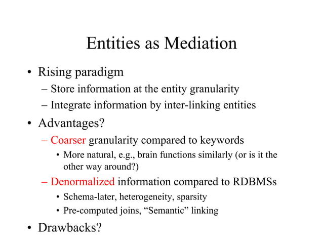 Entity-Centric Data Management | PPT