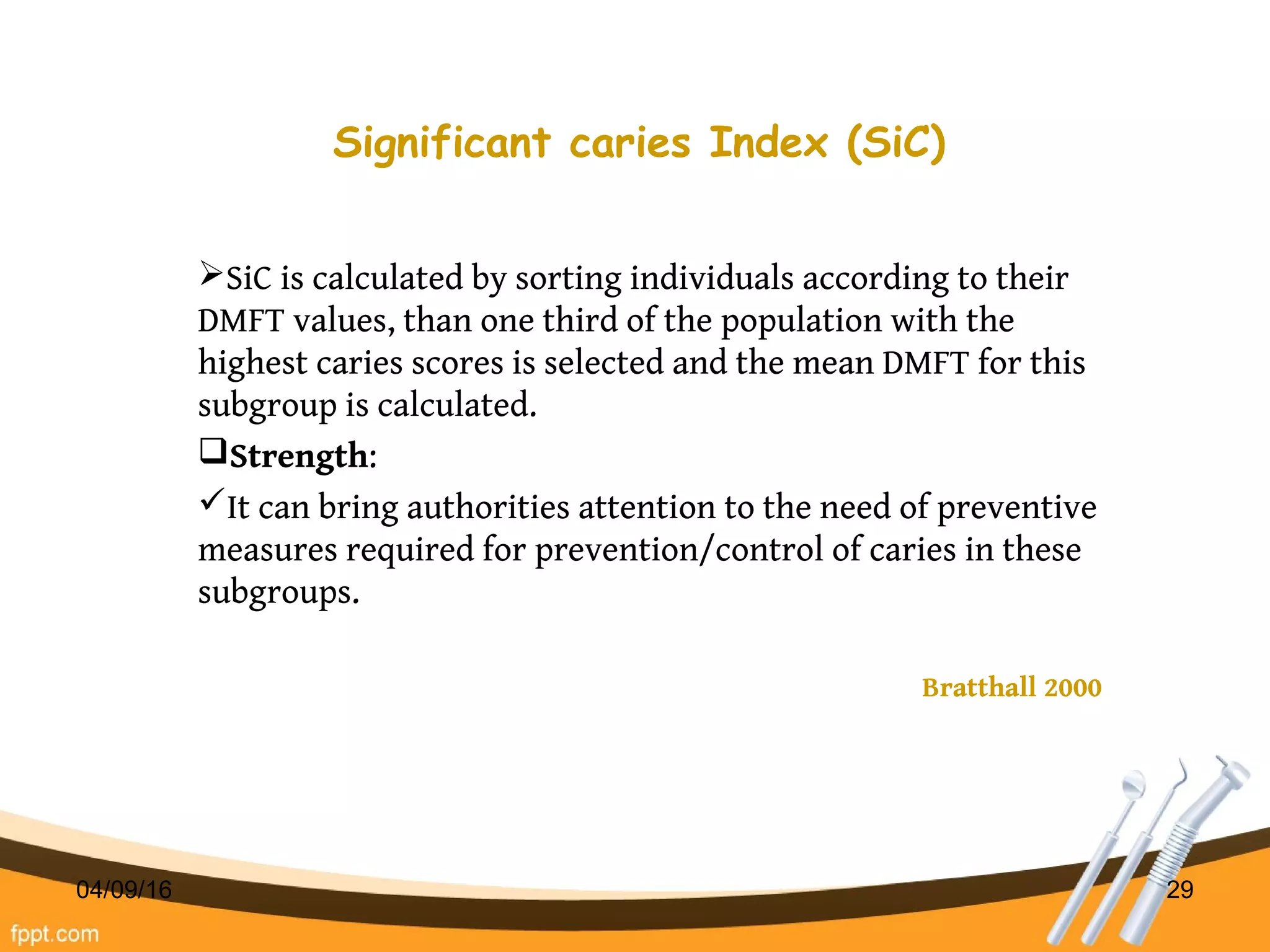 International Caries Detection and Assessment System (ICDAS) | PPT