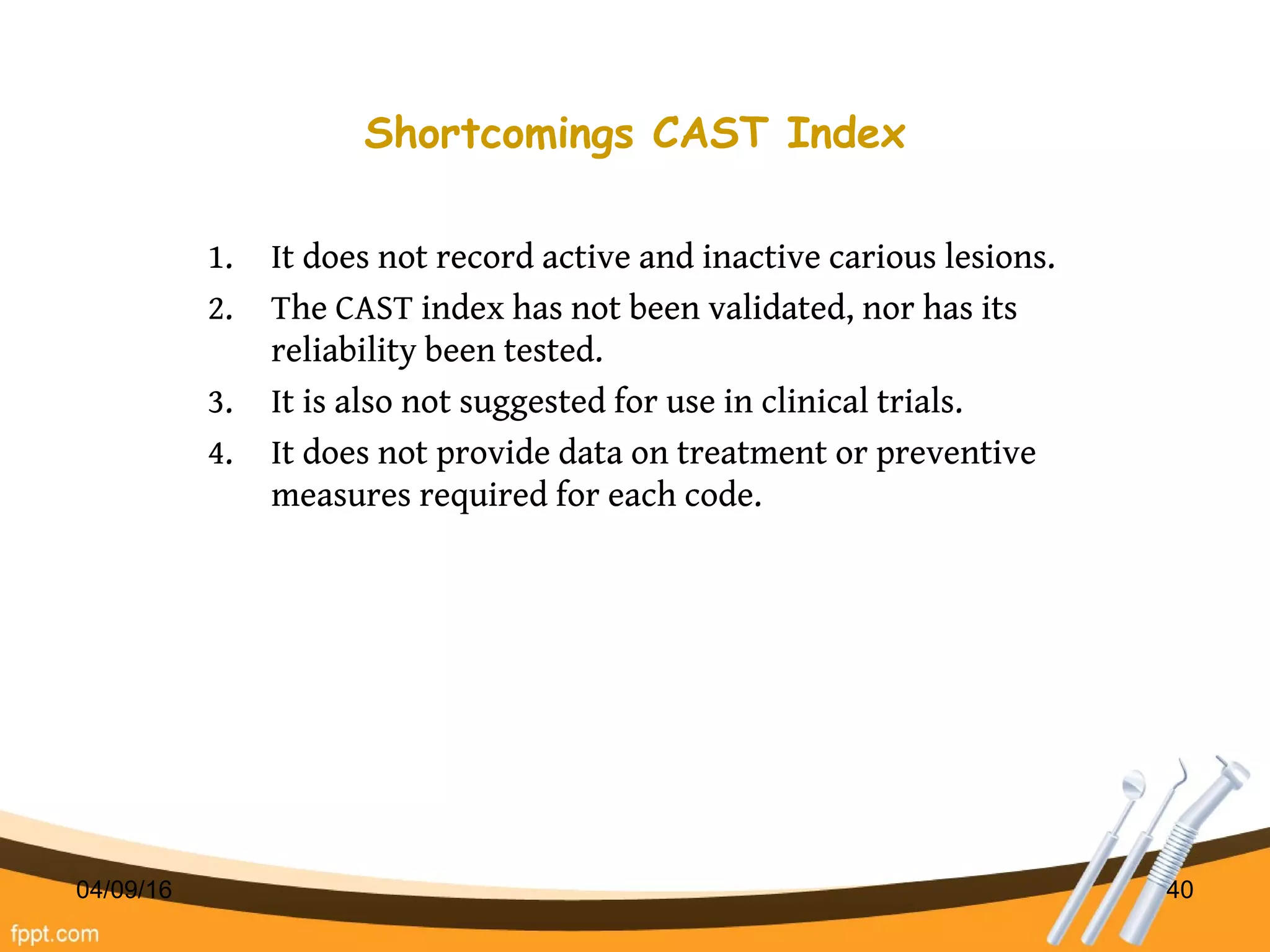 International Caries Detection And Assessment System Icdas Ppt