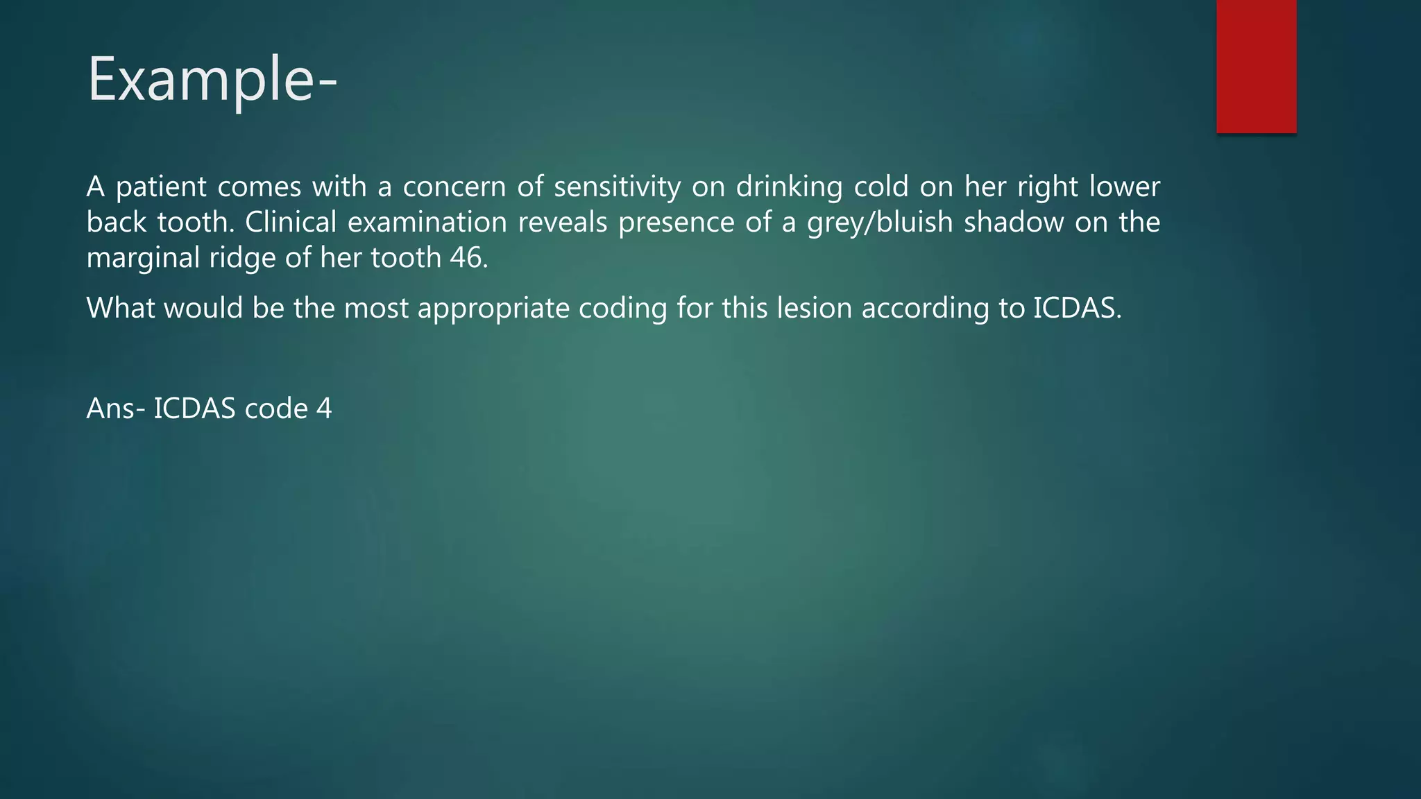 Icdas caries ppt | PPTX