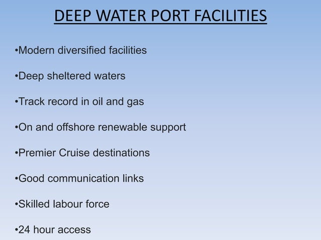 ICD,CFS and Deep Water port | PPTX