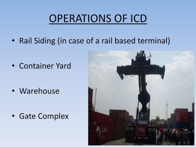 ICD,CFS and Deep Water port | PPTX