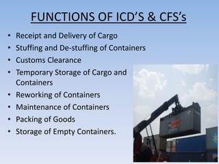ICD,CFS and Deep Water port | PPTX