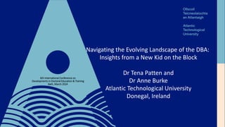 Navigating the Evolving Landscape of the DBA: Insights from a New Kid ...