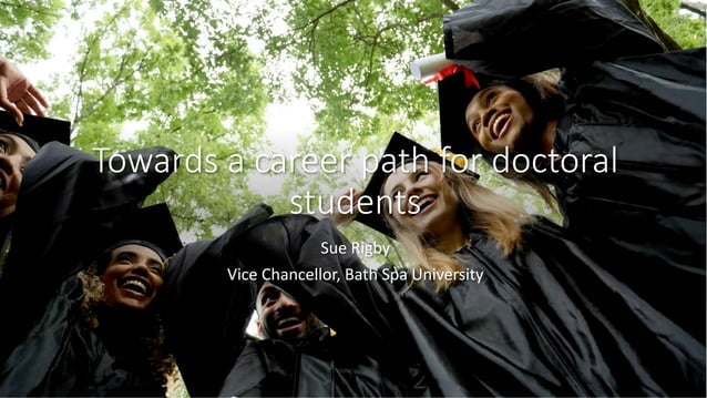 Towards a career path for doctoral students | PDF