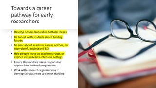 Towards a career path for doctoral students | PDF