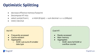 [Paper Reading] Efficient Query Processing with Optimistically Compressed Hash Tables & Strings ...